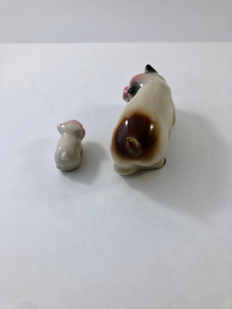 Ceramic Pigs Made in Japan Mom and Piglet - Etsy