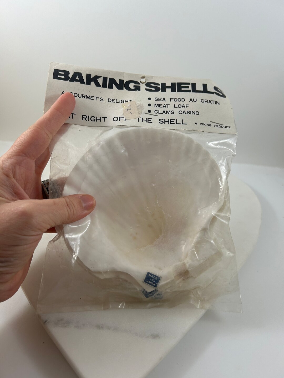 Baking Shells A VIKING PRODUCT Made in JAPAN 4 Shells Eat Right off the ...