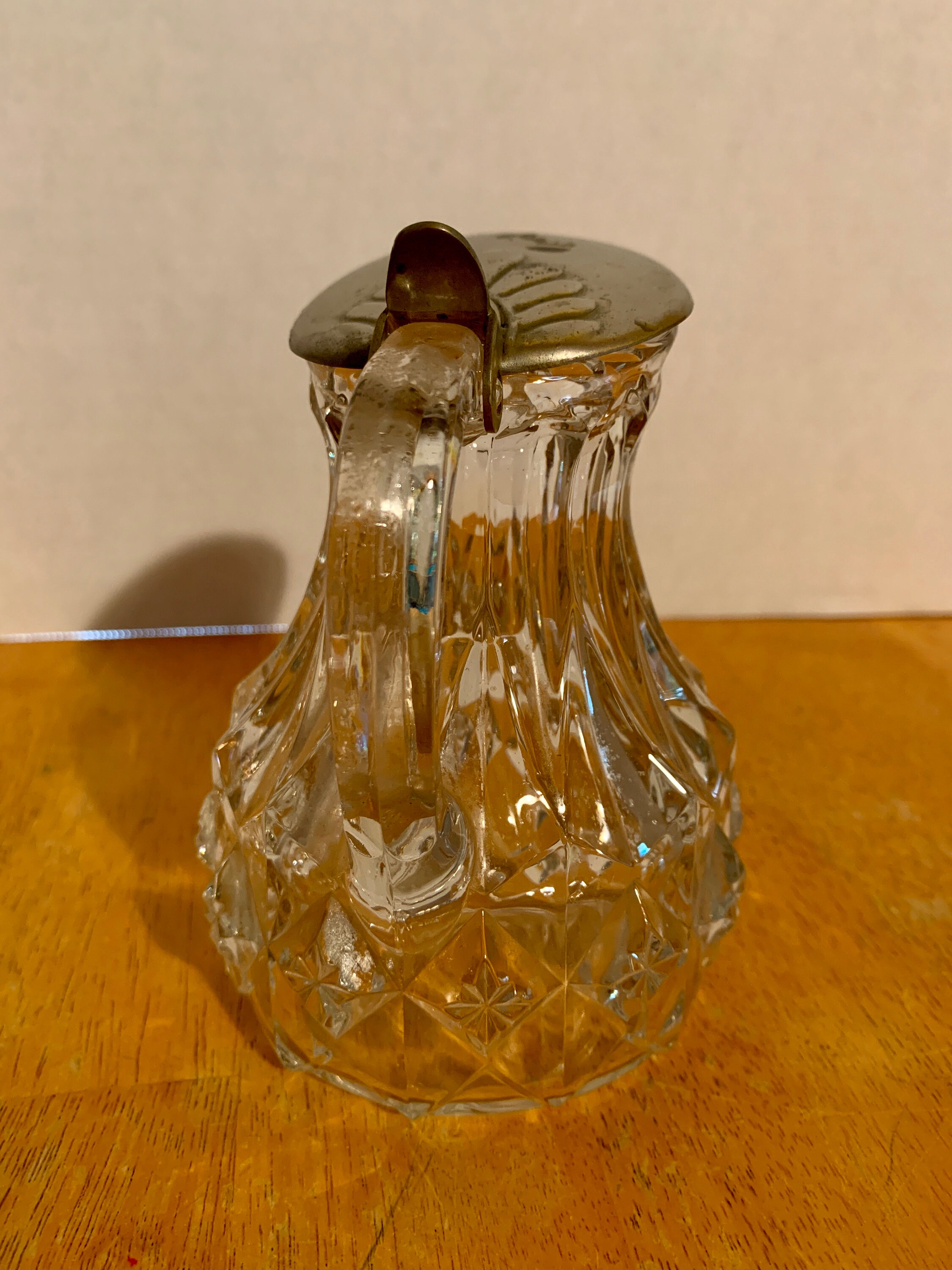 EAPG Syrup Pitcher W/metal Lid - Etsy