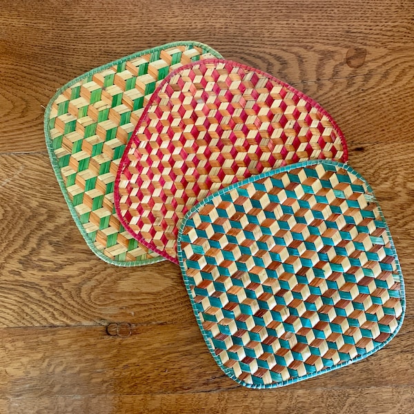 Straw Trivets - Etsy