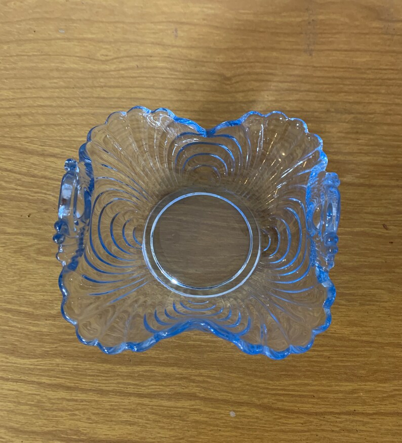 Cambridge Caprice Moonlight Blue Bon Bon Dish - Etsy