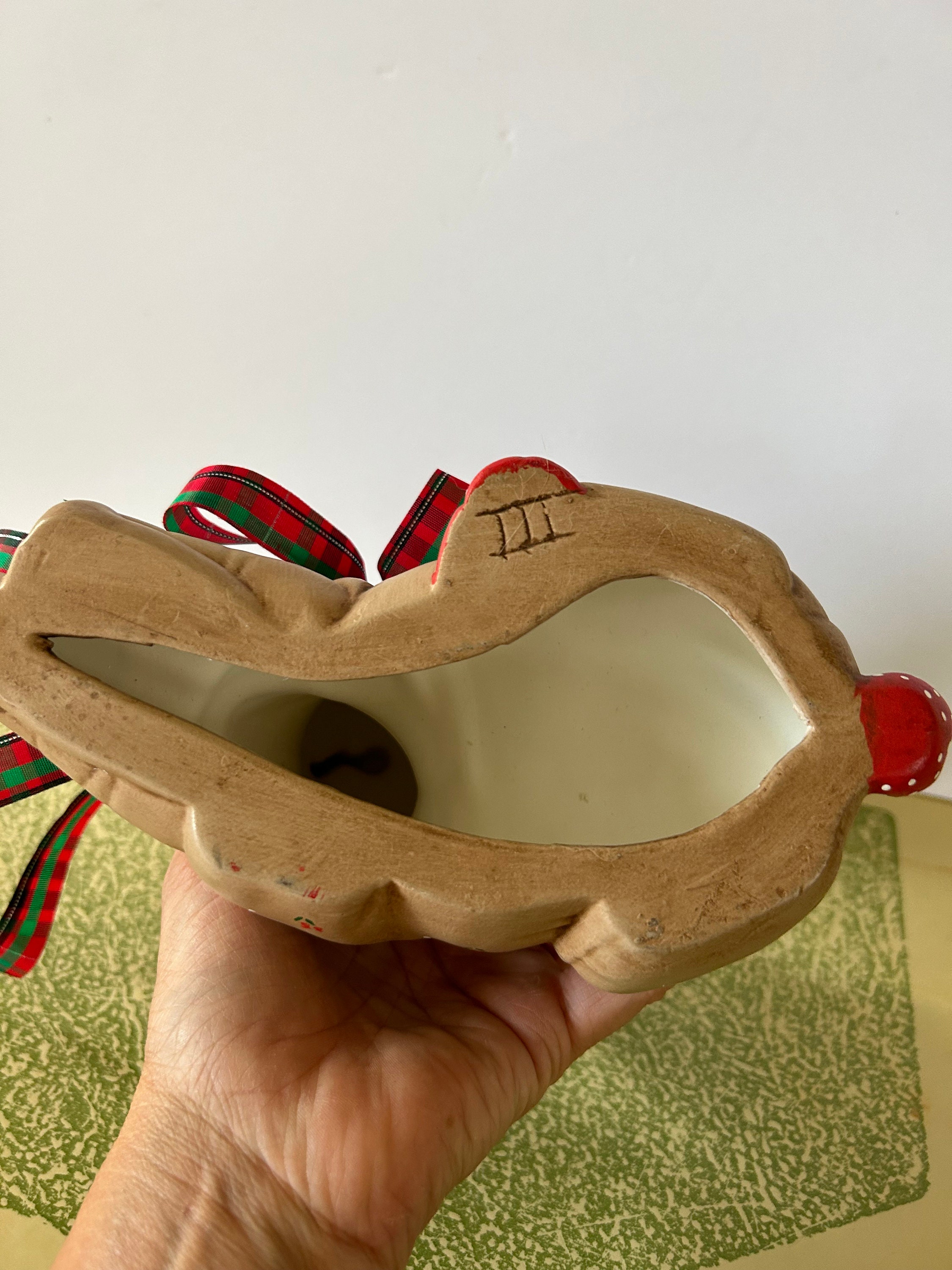 Ceramic KIMPLE Christmas Deer 1985 - Etsy