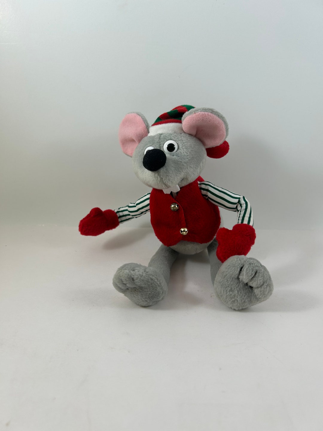 Vintage Twist-a-bouts Chester the Holiday Bendable Mouse Christmas ...