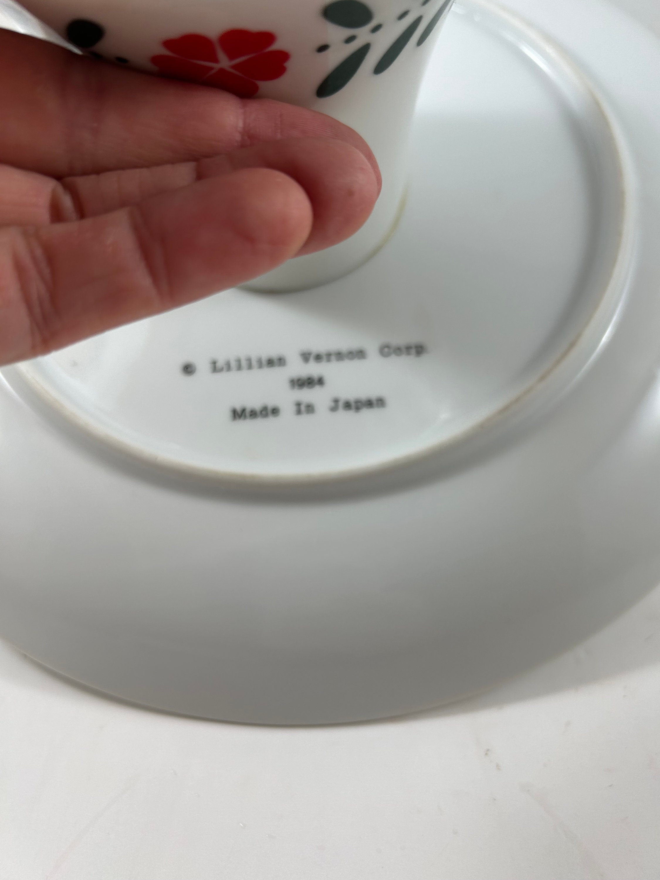 Vintage Lillian Vernon Heart & Flowers Cake Stand 1984 Japan - Etsy