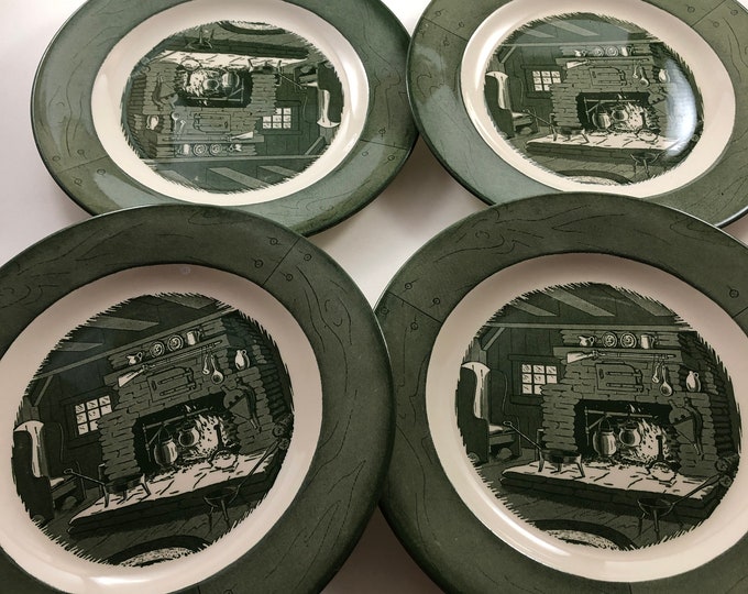 Colonial Homestead 9" Dinner Plates by Royal China Set of 6 - Etsy