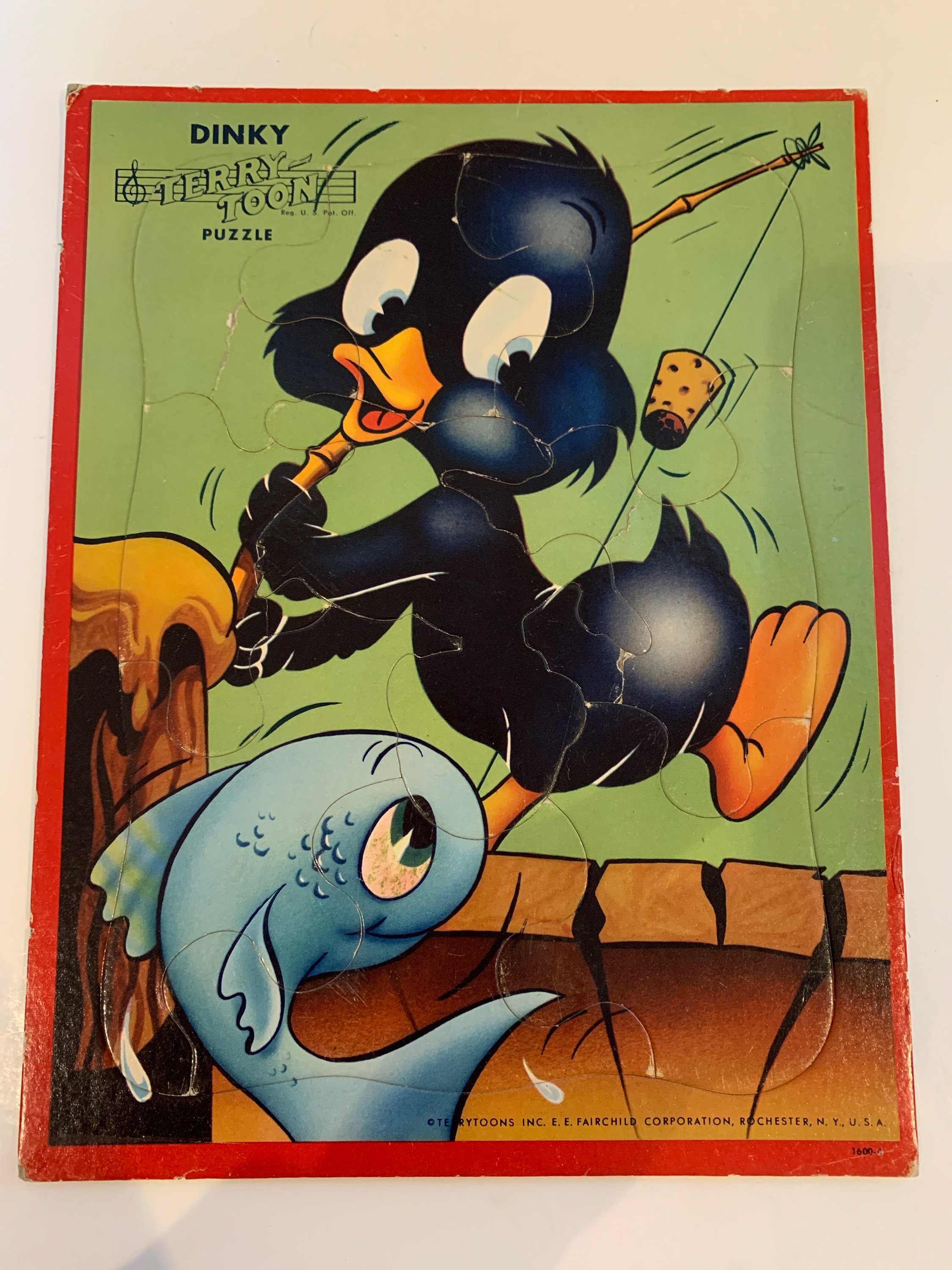 Dinky Duck Terrytoons Puzzle - Etsy