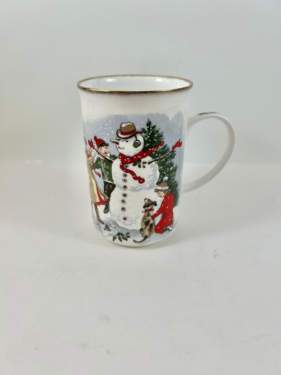 Christmas Mug St George Bone China Made in England - Etsy