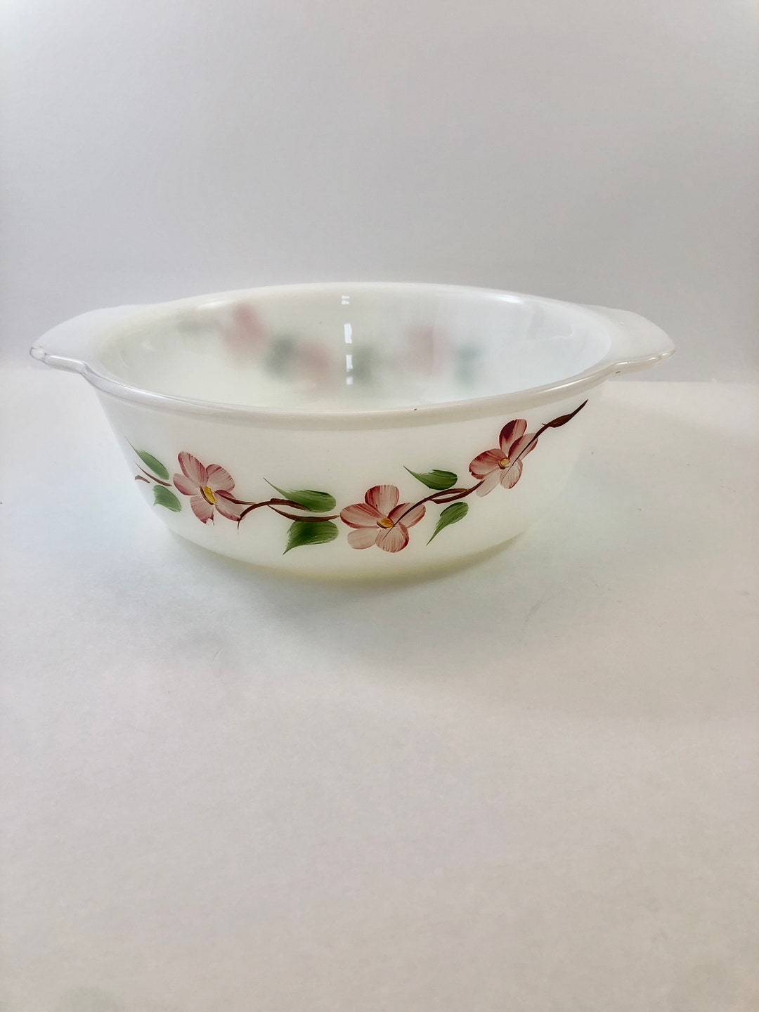 Anchor Hocking Fire King Dogwood Pink Blossoms 1.5 Quart Ovenware - Etsy