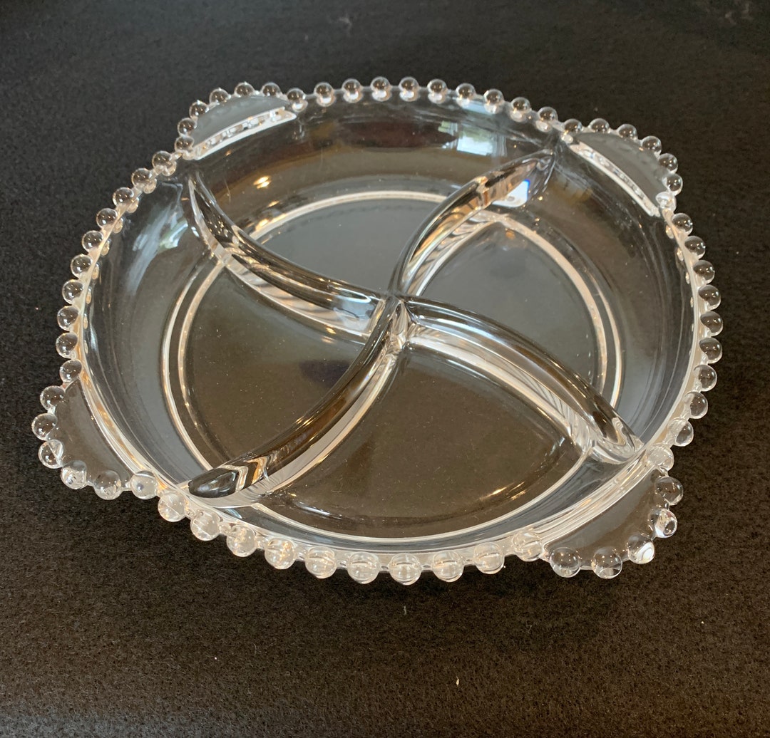 Imperial Glass Candlewick Divided Dish - Etsy