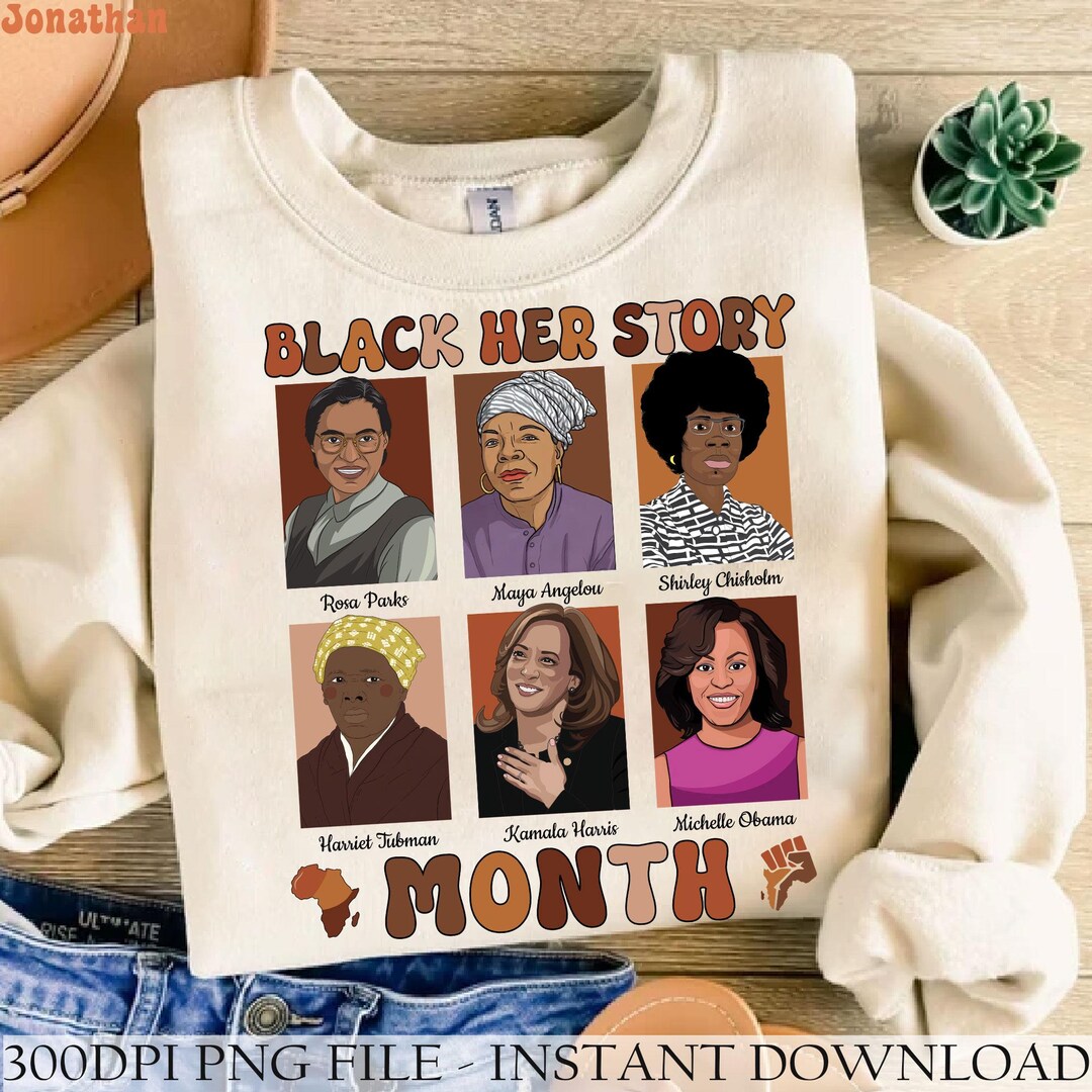 Black Her Story Month Png, Black History Png, Afro Black History Png ...