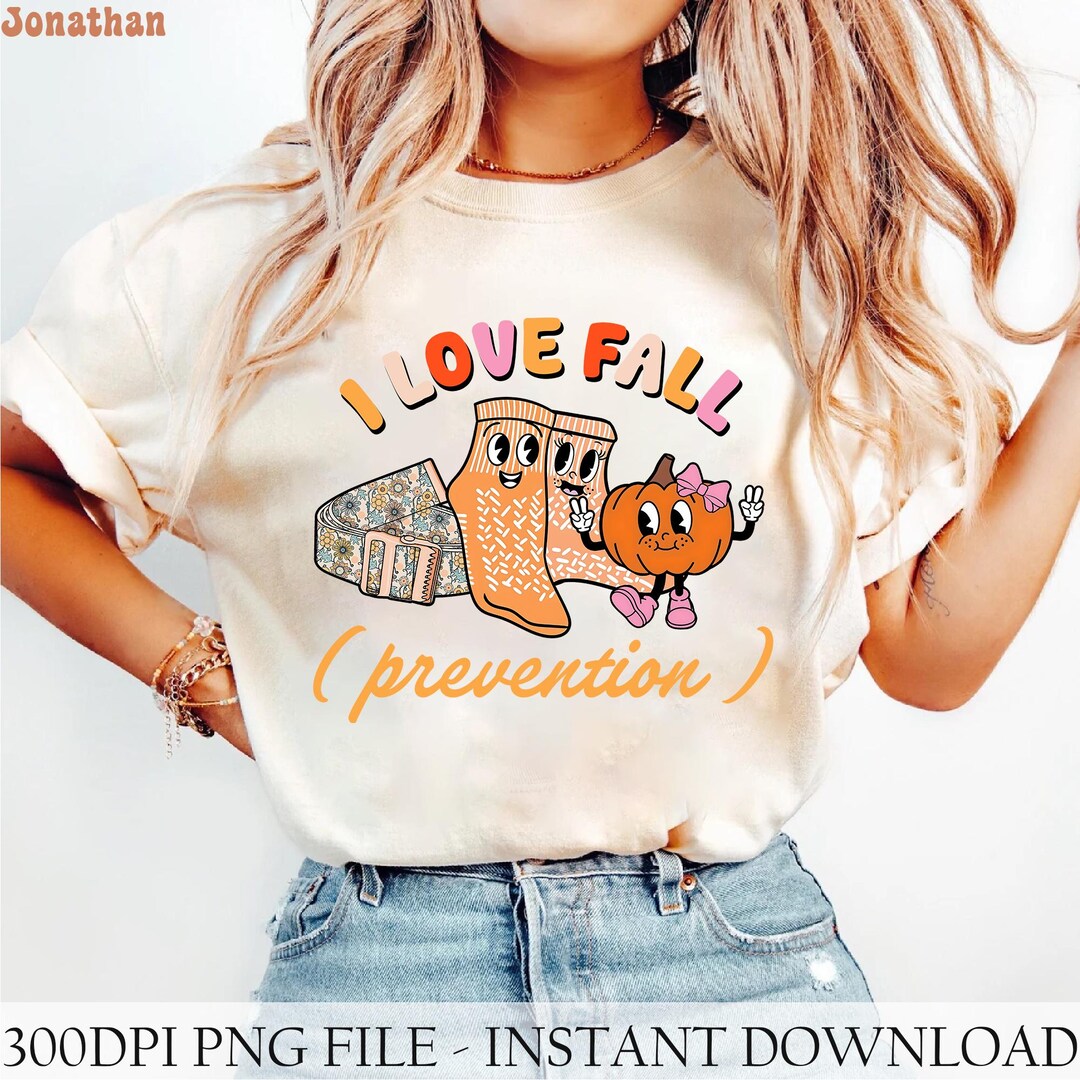 I Love Fall Prevention Nurse Fall Png, Nurse Png, Thanksgiving Nurse ...