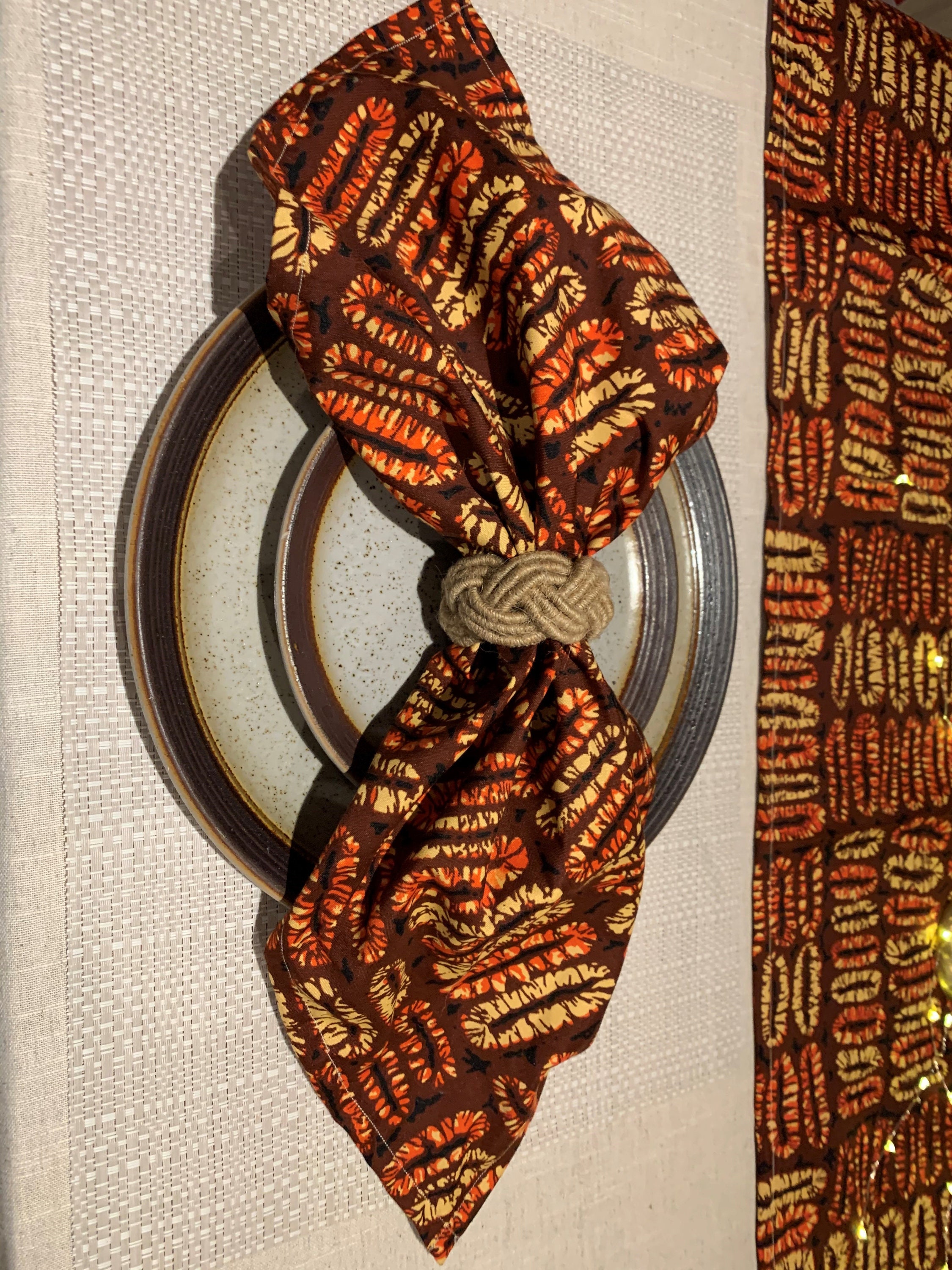 African Cloth Napkin - Etsy