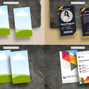 Business Card Mockup Canva Template Canva Stationery Mockup Canva Brand ...