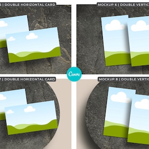 Business Card Mockup Canva Template Canva Stationery Mockup Canva Brand ...