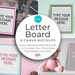 Letter Board Mockup Canva Template 11x14 Portrait Vertical Canva Sign ...