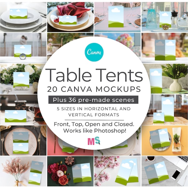 Table Tent Name Card - Etsy