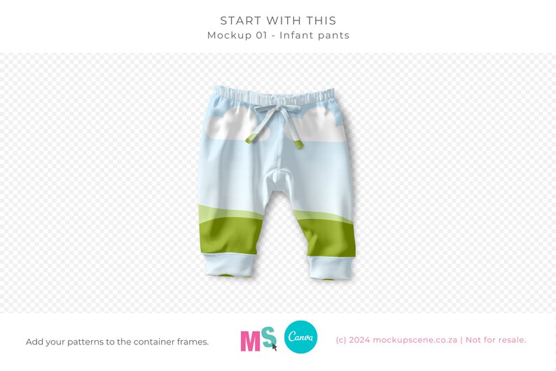 Infant Pants Tops Slippers Canva Mockup Tank Top Vest Baby Child ...