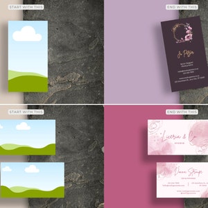 Business Card Mockup Canva Template Canva Stationery Mockup Canva Brand ...