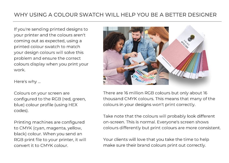 84 Printable Colour Reference Cards Canva Template Printable Colour ...