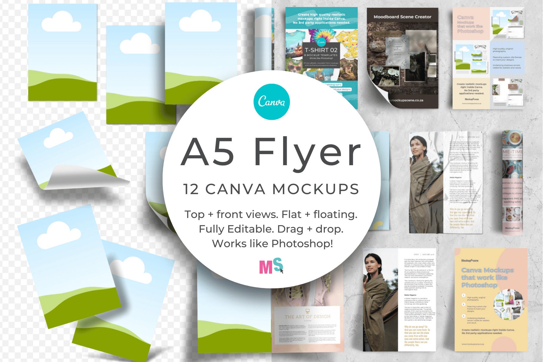 A5 Leaflet Design Inspiration