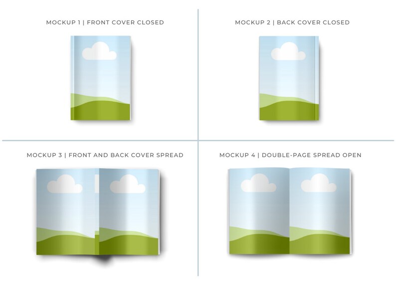 A4 Magazine Mockups Canva Template Canva Mockup Canva Book - Etsy