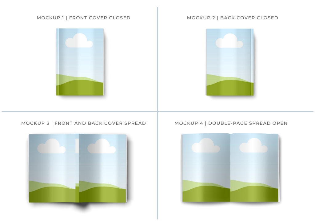 A4 Magazine Mockups Canva Template Canva Mockup Canva Book - Etsy