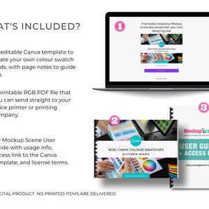 84 Printable Colour Reference Cards Canva Template Printable Colour ...