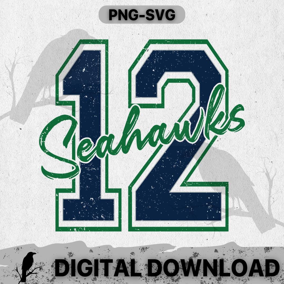 Seahawks Football PNG SVG | Seattle Football Sublimation Print File ...