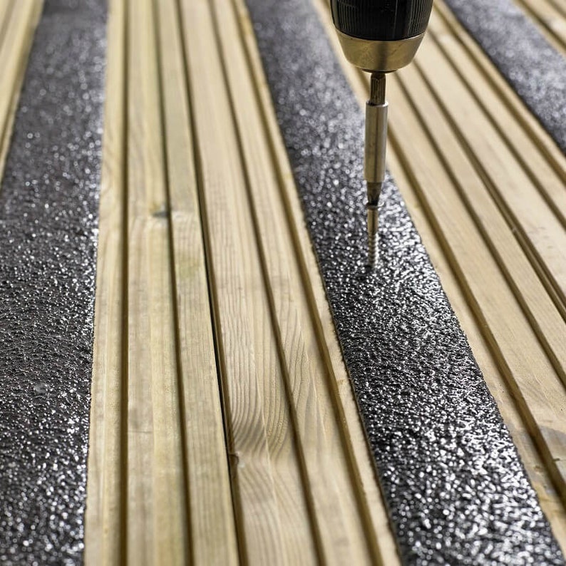 Anti Slip Strips for Ramps, Decking, Stairs, Garden, Jettys - All SIZES ...