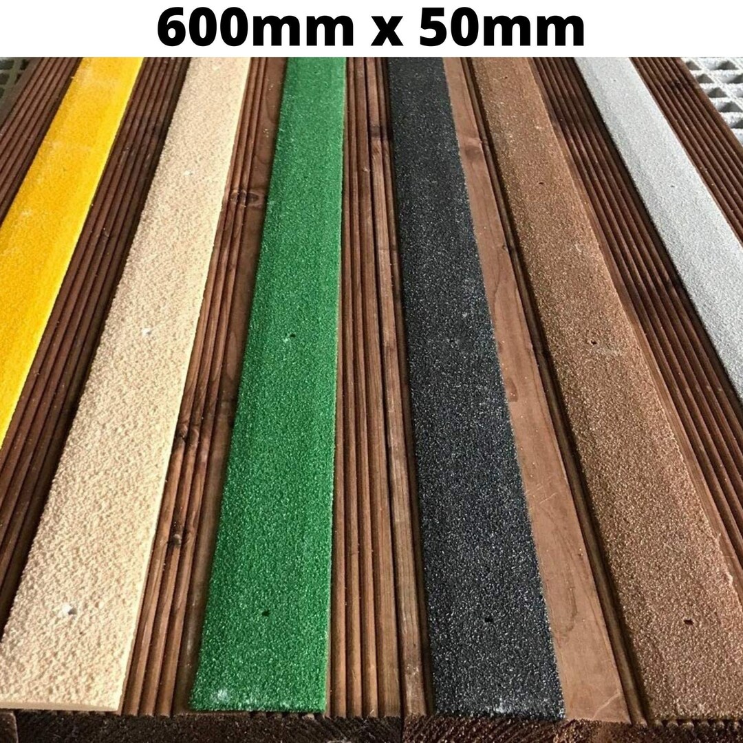 Non Slip Decking Strips 600mm X 50mm With Pre Drilled Holes and FREE ...