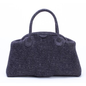 Grey Color Handbag, Top Handle Bag, Weekender Bag for Woman, Bag for ...