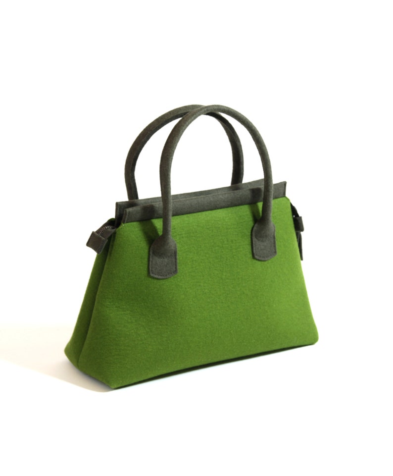 Two Color Tote Bag, Woman Handbag, Classic Design Business Bag, A4 Size ...