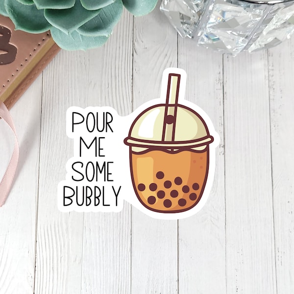 Bubble Tea Stickers - Etsy Canada