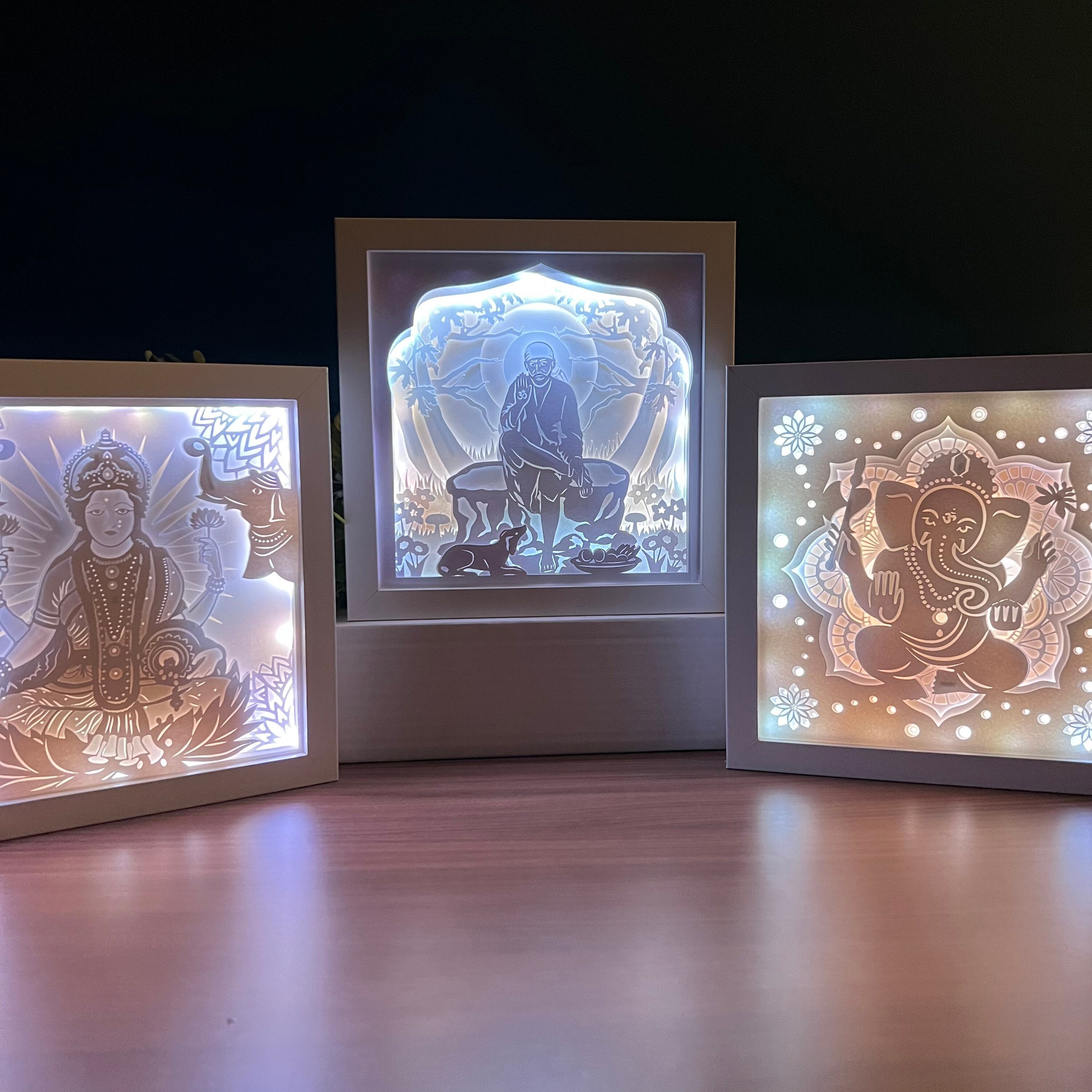 Lakshmi Lightbox | Navratri, Diwali, Hindu, South Asian, Gift ...