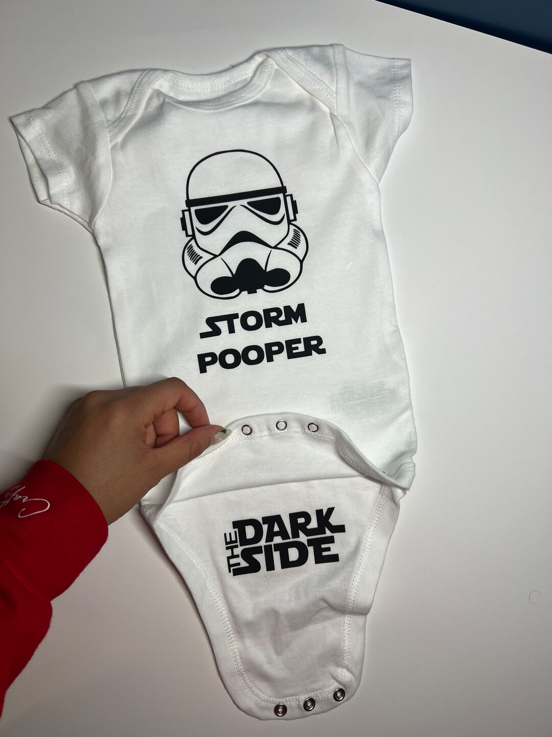 Storm Pooper Onesie Punny Onesie, the Dark Side, Star Wars - Etsy