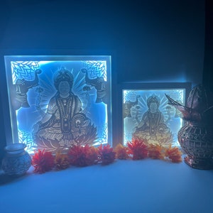 Lakshmi Lightbox | Navratri, Diwali, Hindu, South Asian, Gift ...