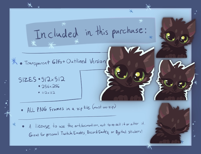 Animated Emote - Black Cat - Catjam - Musical Happy Dancing Cat ...