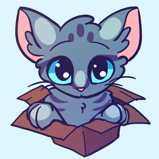 5 Digital Emotes Bundle Pack Box Cats Kitty Twitch Emotes - Etsy