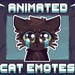 Animated Emote - Sad/sadge/sob/biblethump/crying - Black Cat - Twitch ...