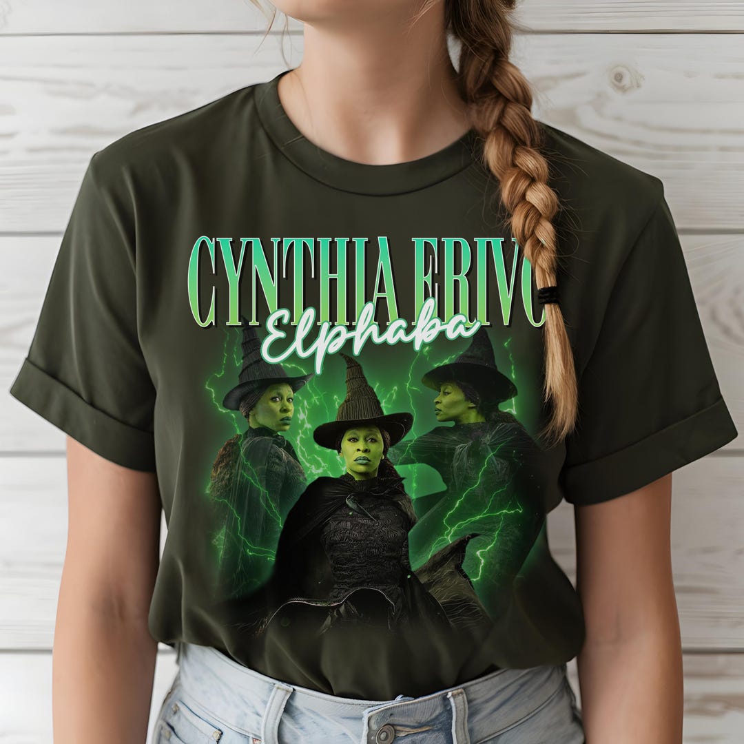 Cynthia Erivo (elphaba: Wicked the Movie) 90s Retro Design | Unique ...