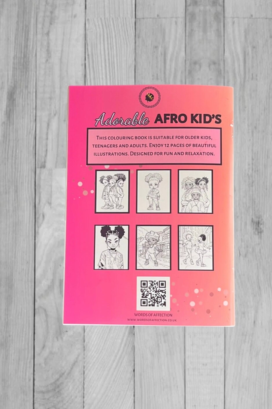 Adorable Afro Kids Colouring Book, Black Kid's Colouring Book, Afro ...