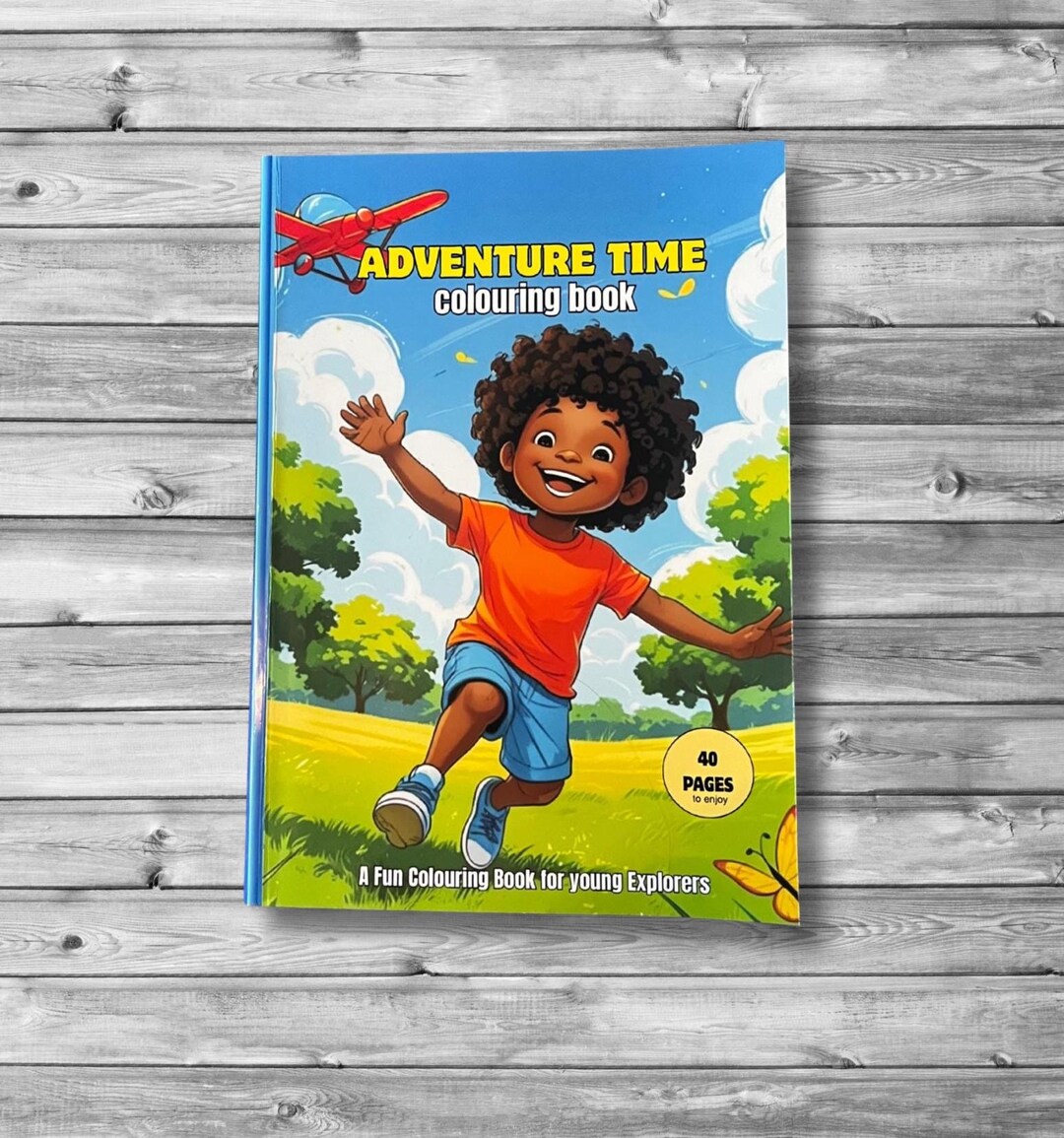 Adventure Time Colouring Book, Black Childrens Colouring Book, A4 ...