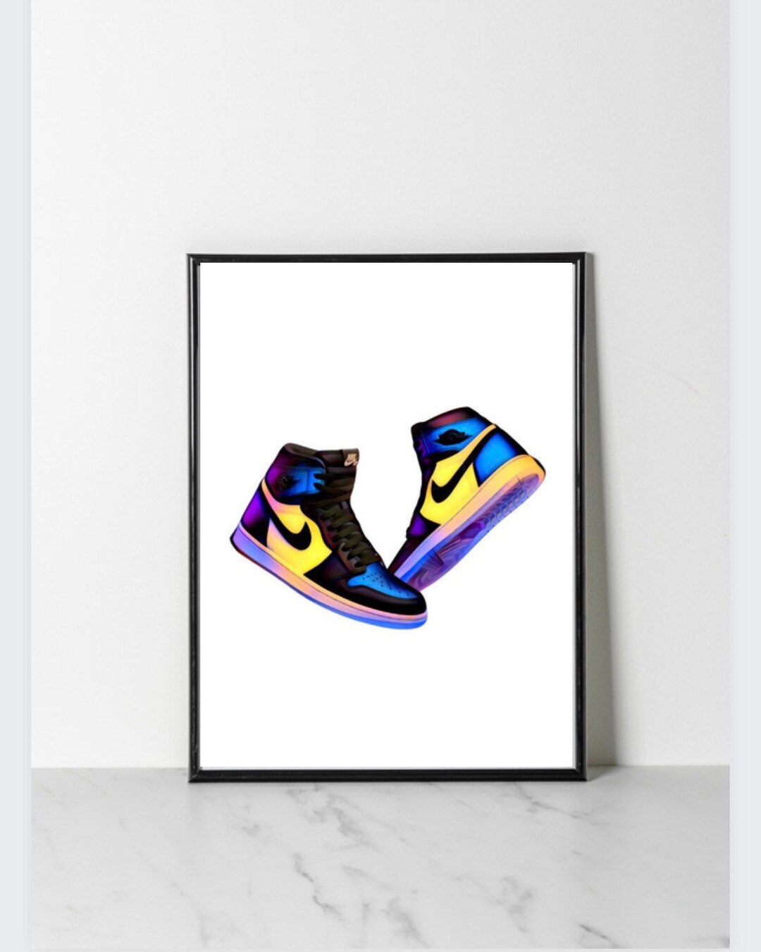 Trainers Wall Art Decor, Trainer Poster, Nike Wall Art Decor, Unframed ...