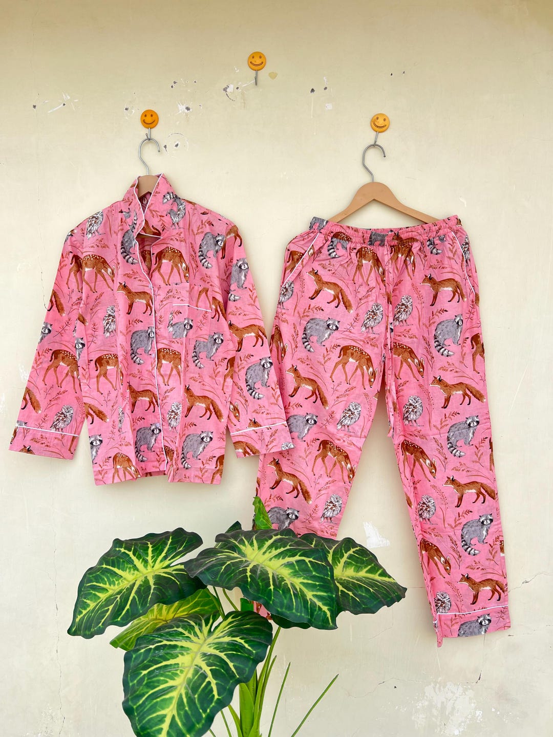 Indian 100% Pure Cotton Pyjamas, Women's Cotton Pj's, Soft Cotton ...