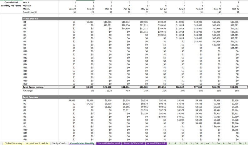 STR Real Estate Model in MS Excel - Etsy