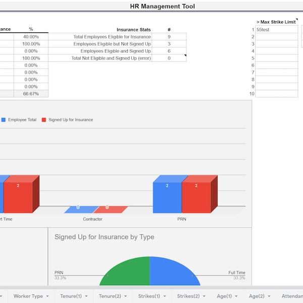 Employee Benefits Tracker - Etsy