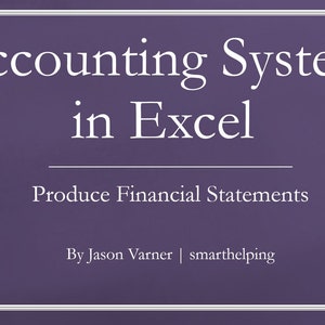 Excel Accounting System / General Ledger Accrual or Cash - Etsy