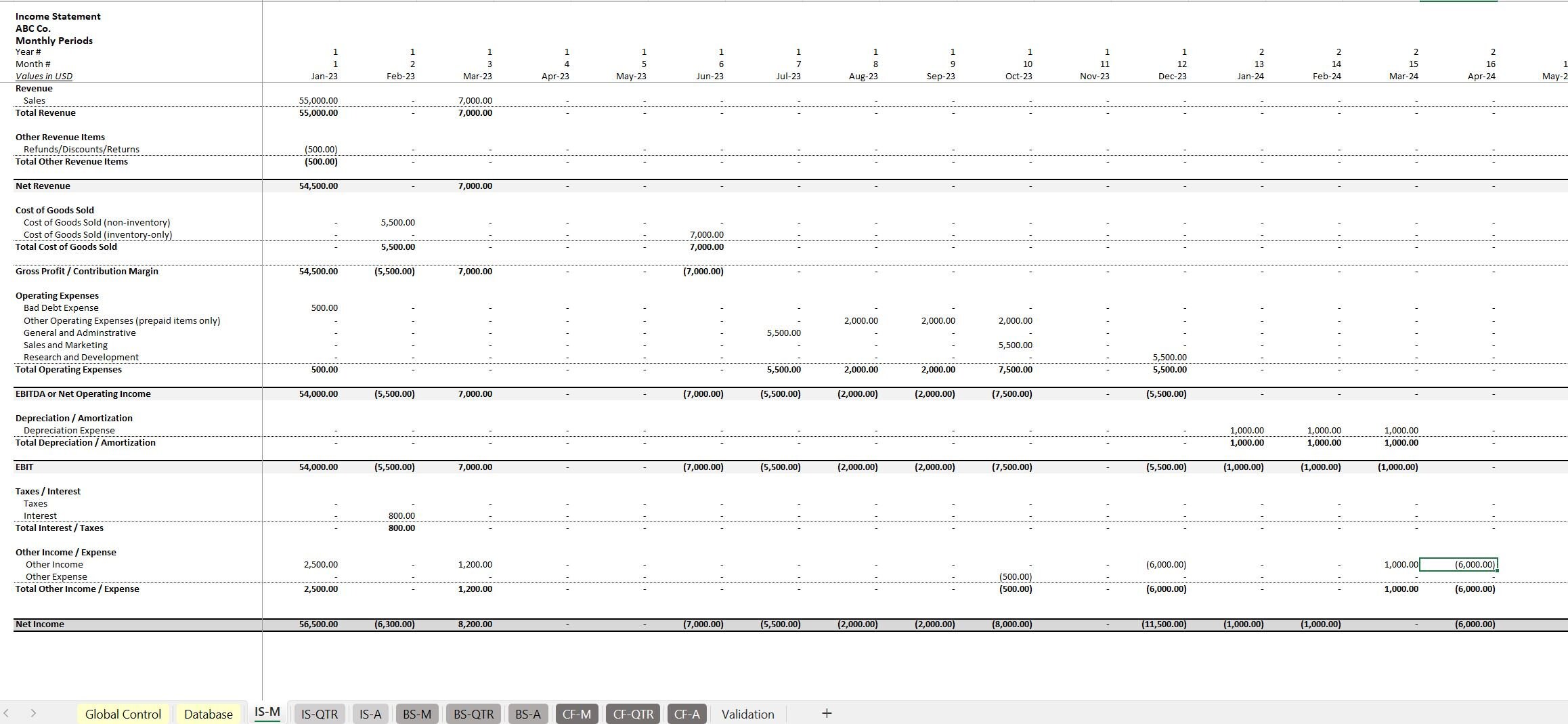 Excel Accounting System / General Ledger - Accrual or Cash Basis - Etsy