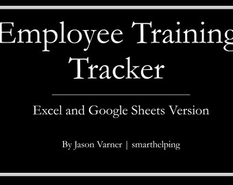 Employee Training Tracker - Etsy