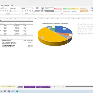 Depreciation Decoder: Cost Segregation Spreadsheet - Etsy